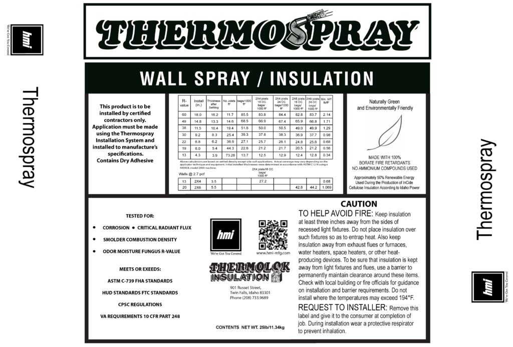 Thermolok Wallspray Cellulose Insulation – Site for migration